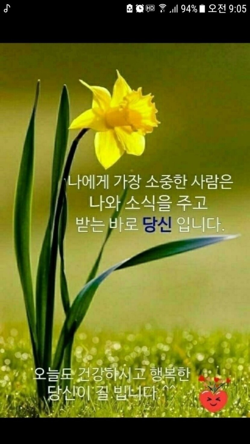 굿모닝좋은아침 행복한휴일되세요 뉴스트림