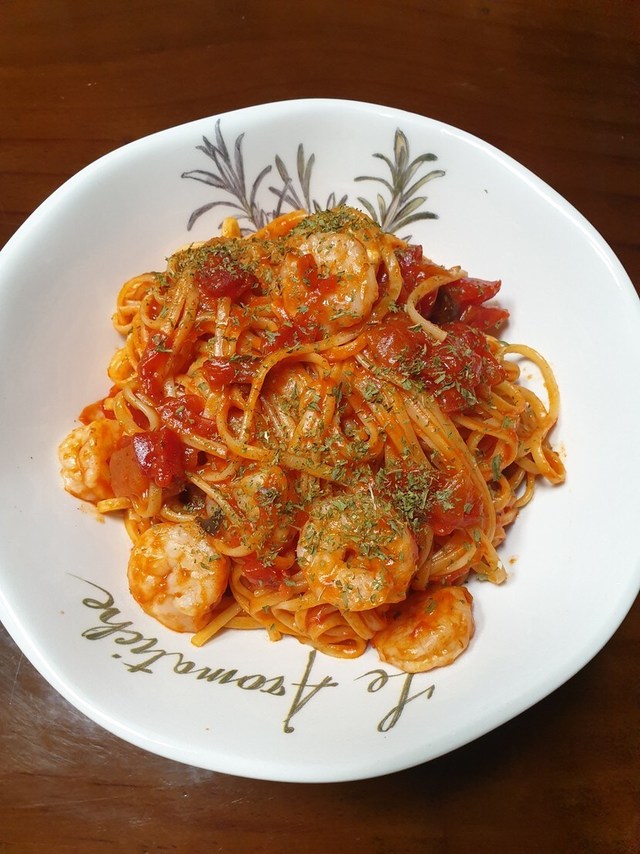 💯새우 듬뿍 토마토 스파게티💯 | 뉴스트림